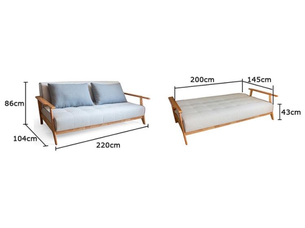 Wood Frame Sleeper Sofa | Solid Wood Furniture Manufacturer | Yuanrich ...