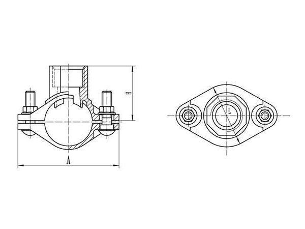 Small Threaded Mechanical Branch Tee | Mechanical Joint Fittings | Lede ...