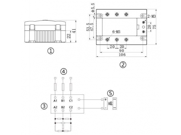10A-120A Three Phase Solid State Relay | AC Relay | Clion | ETW ...