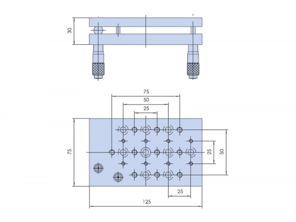 Manual Tilt Platform, WN02SM5 | Linear Stage Manufacturer | BJWN | ETW ...