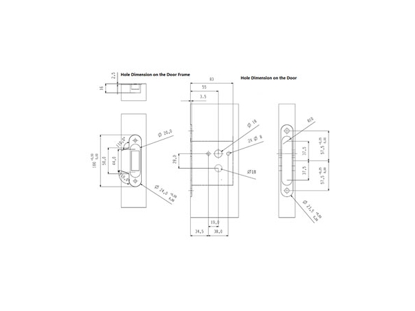 MG3813 Series Push Pull Mortise Lock | Lock Manufacturer | ETW ...